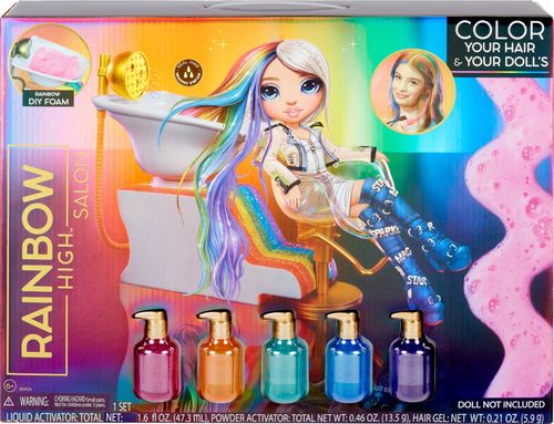 Give hair a rainbow makeover with beautiful rainbow hair foam. The ...